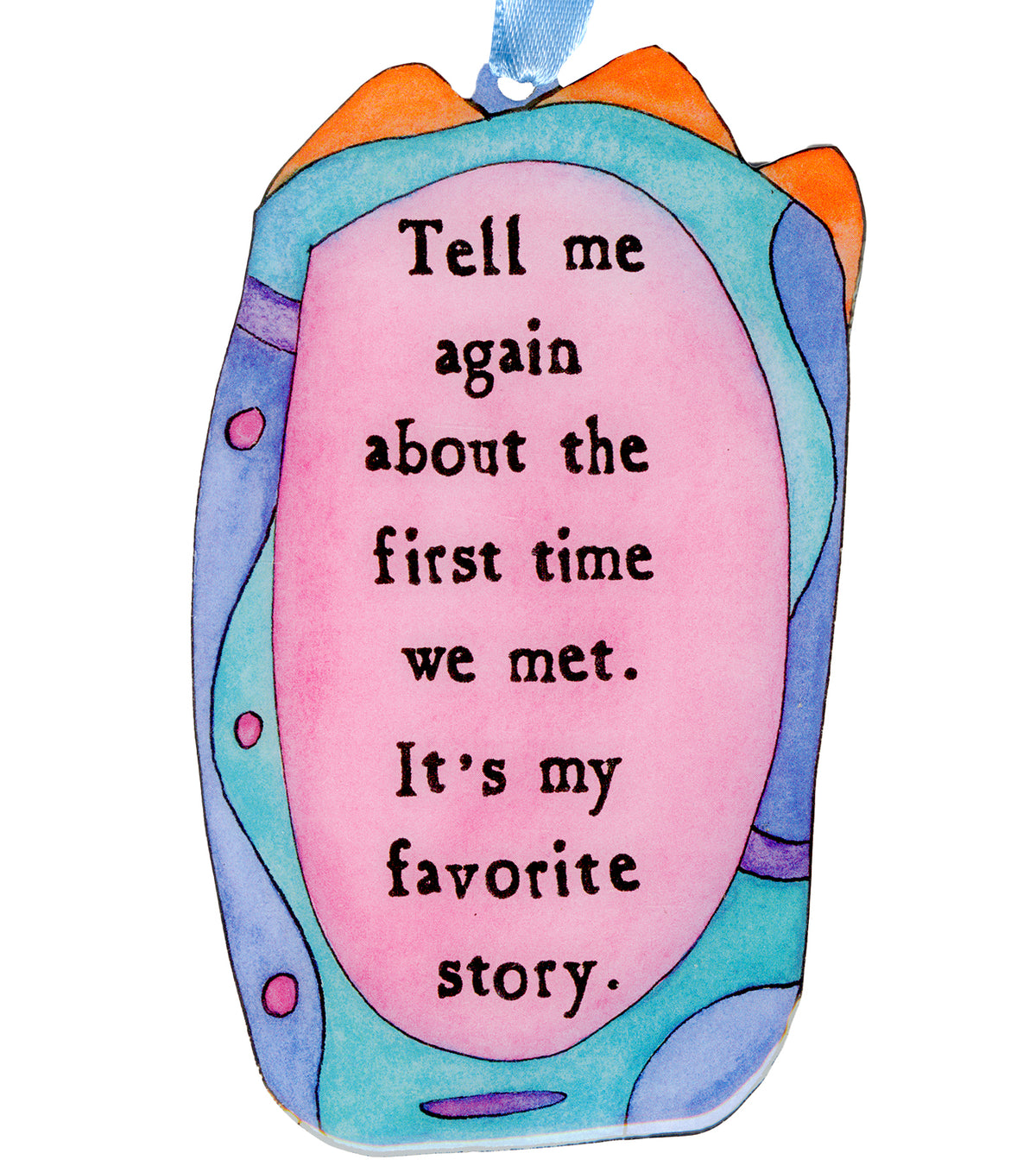 Holiday Ornament Our Story Poem