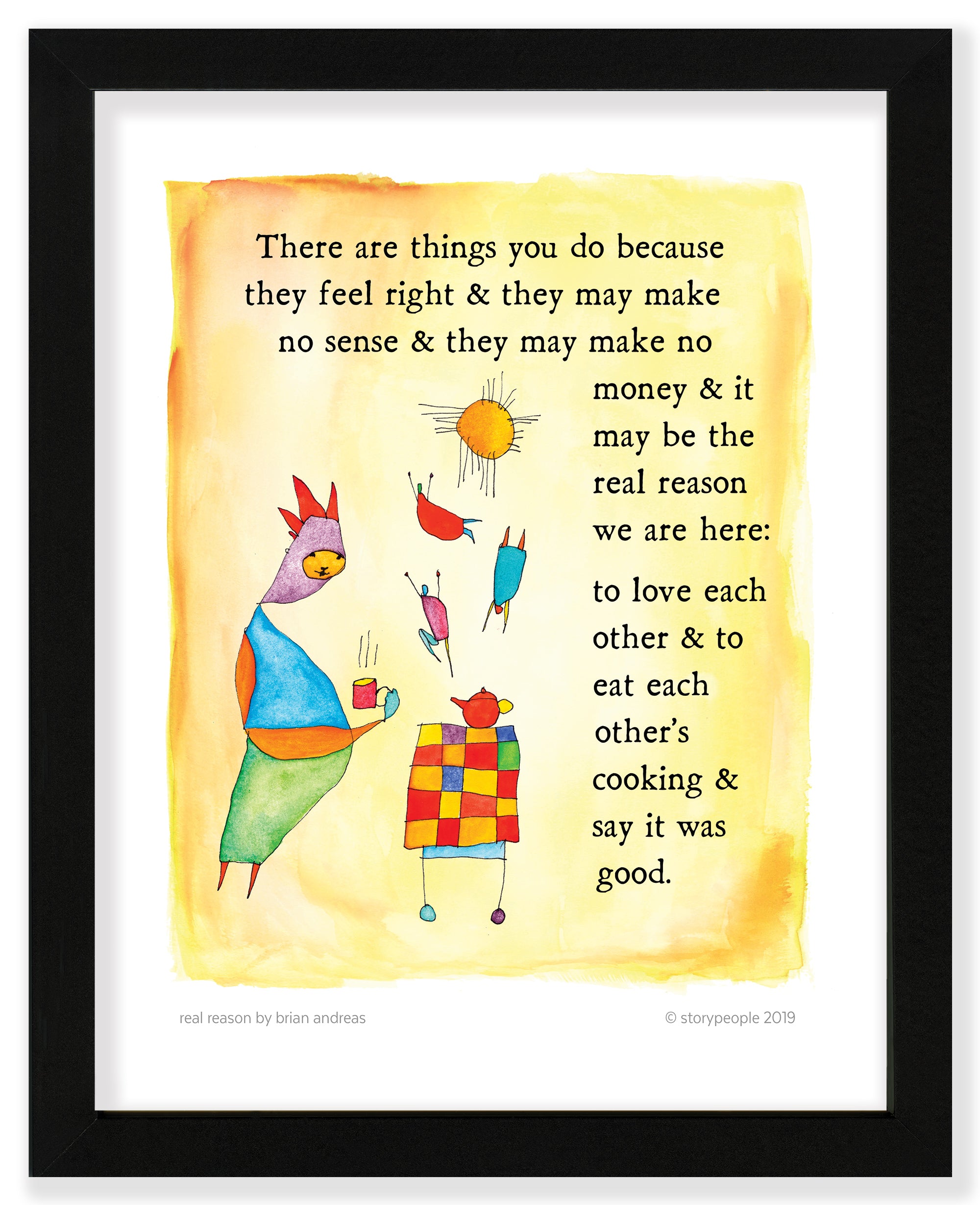 Real Reason Color Wash Print