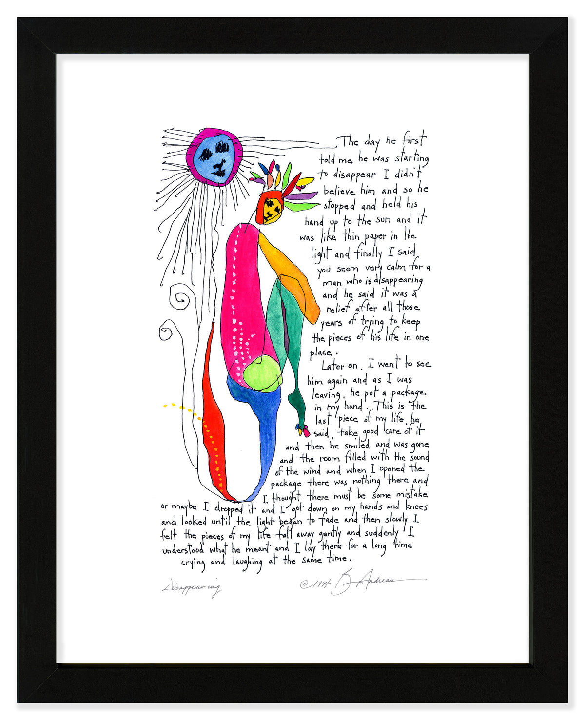 Disappearing Art Print