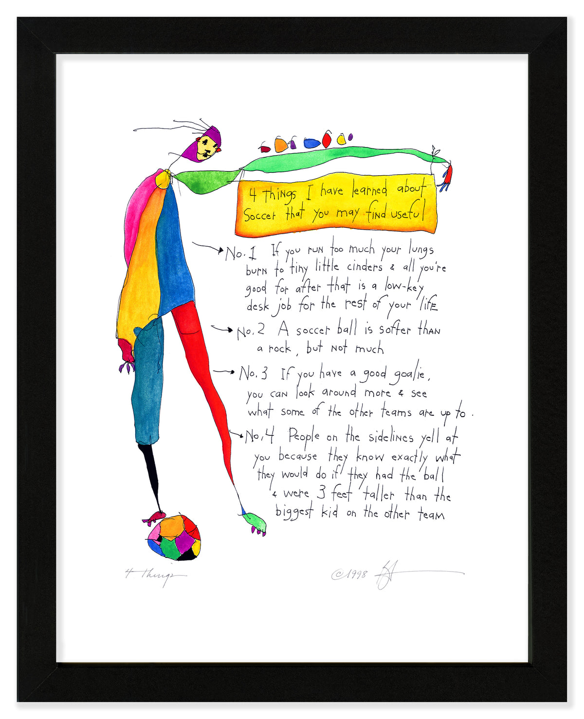 Four Things Art Print