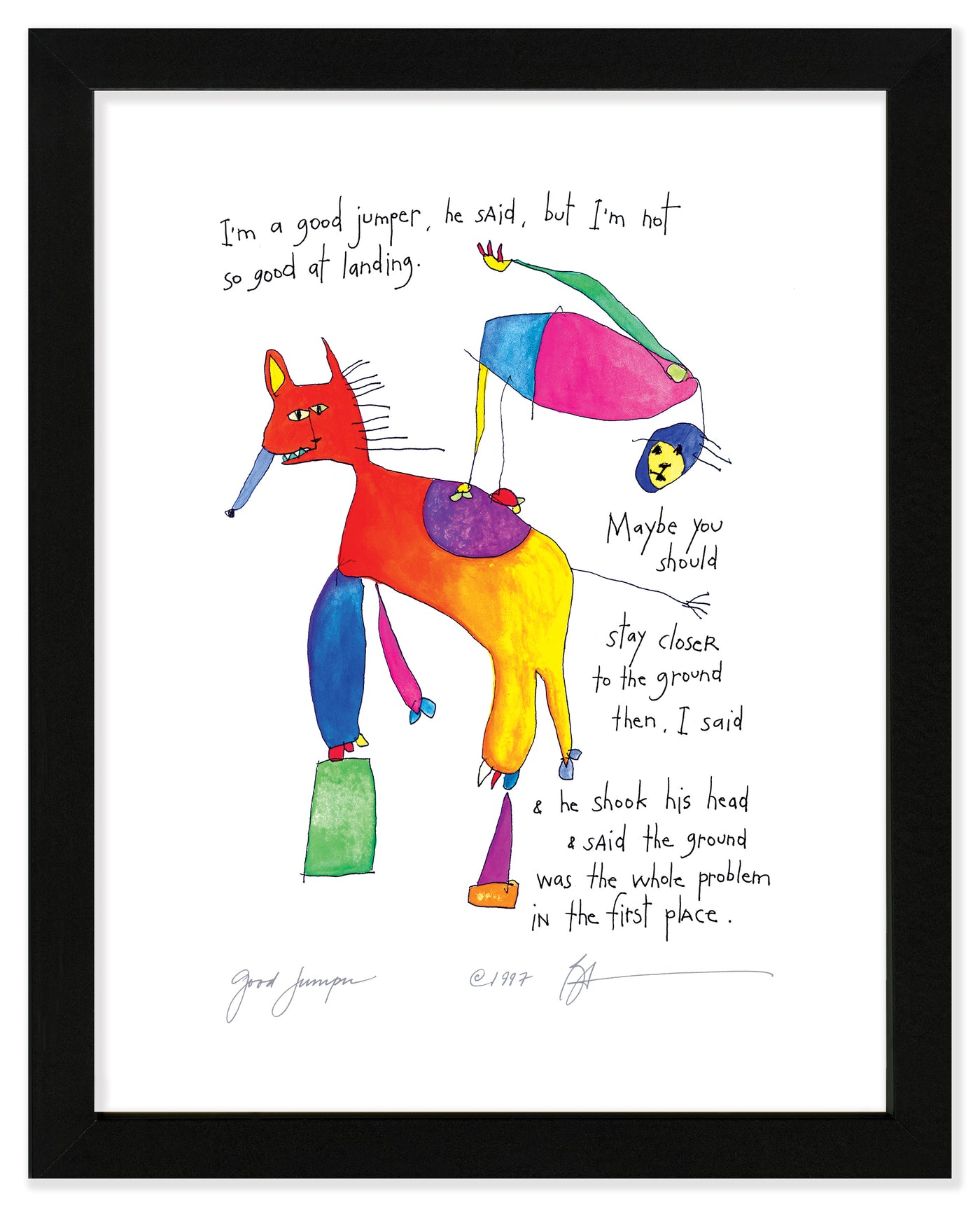 Good Jumper Art Print
