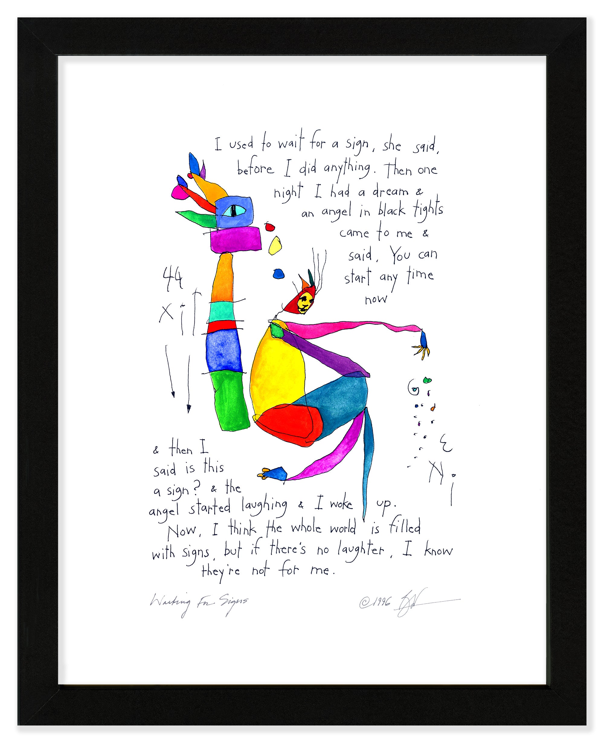 Waiting for Signs Art Print