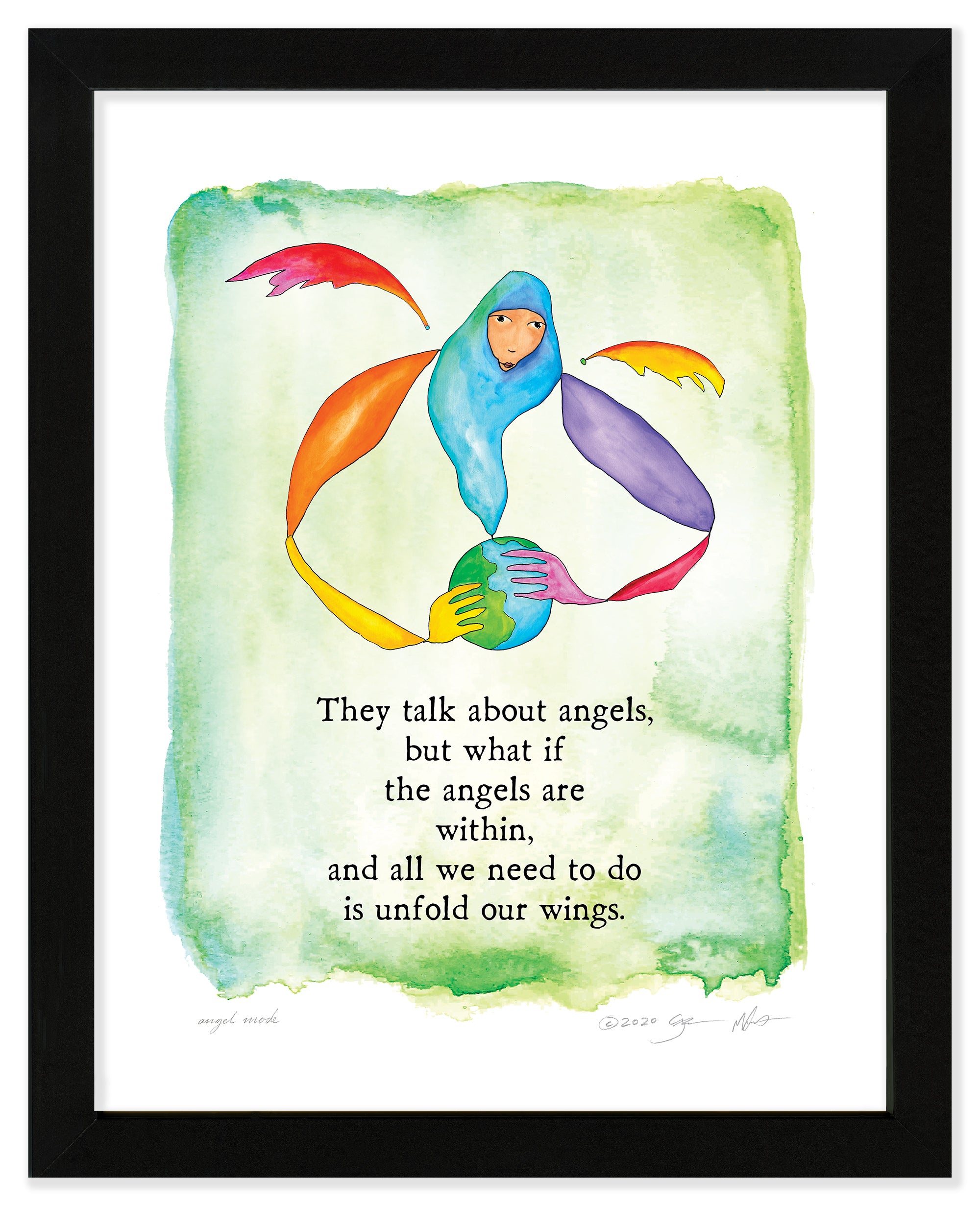 Angel Mode Color Wash Print