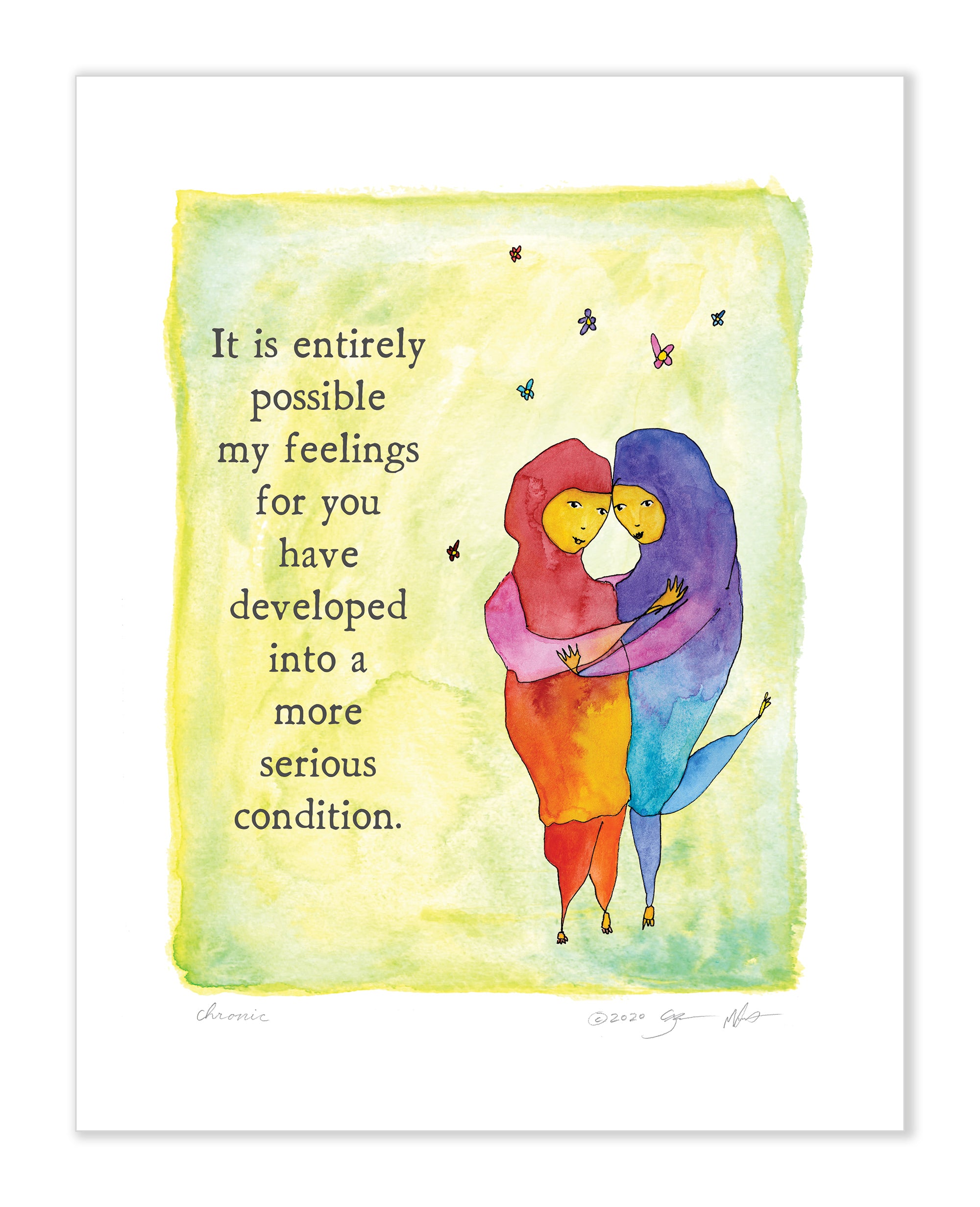 Chronic Color Wash Print