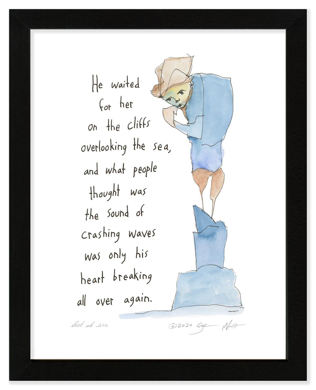 Lost at Sea Art Print