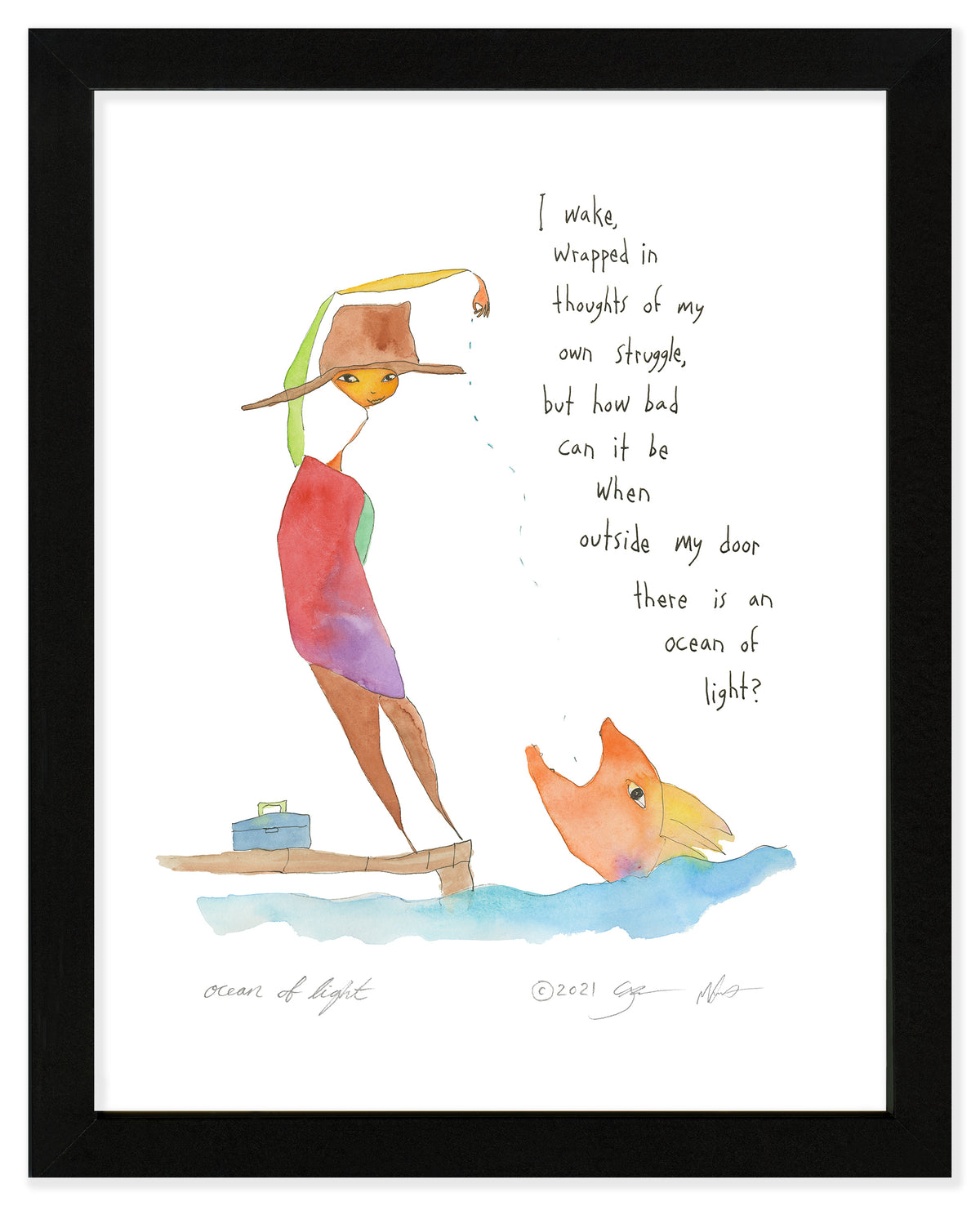 Ocean of Light Art Print