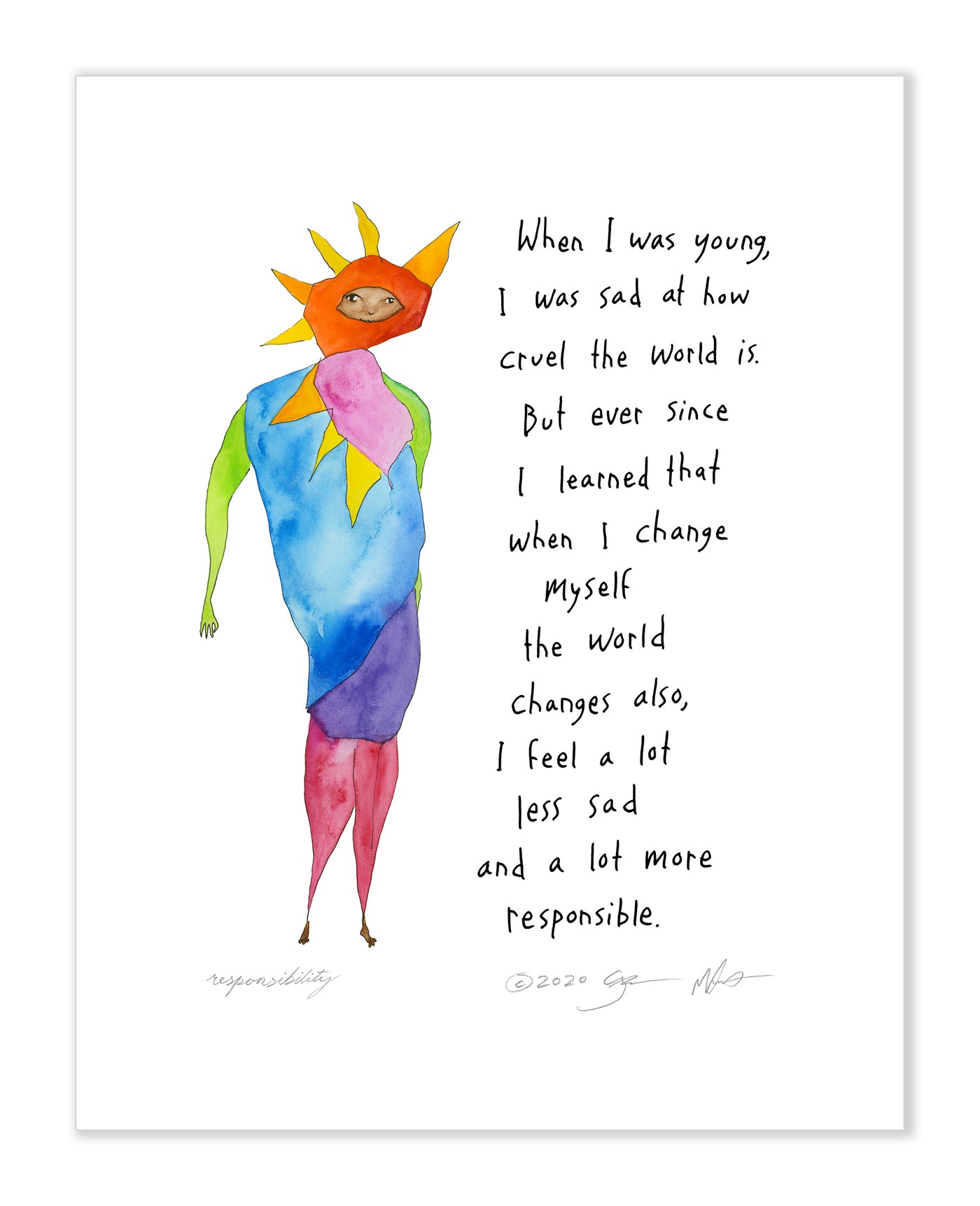 Responsibility Art Print