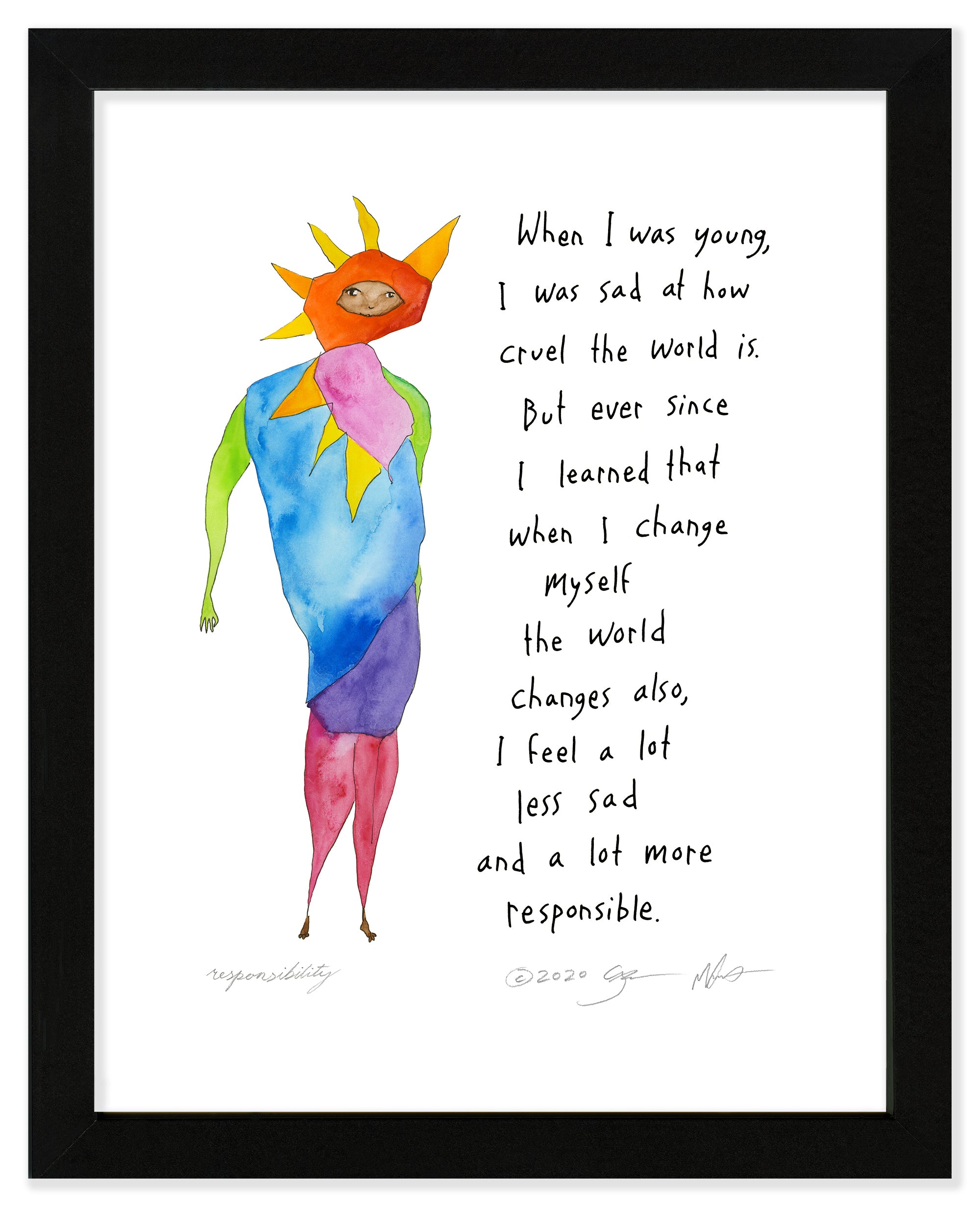 Responsibility Art Print