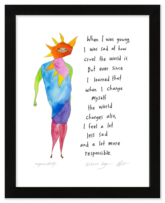 Responsibility Art Print