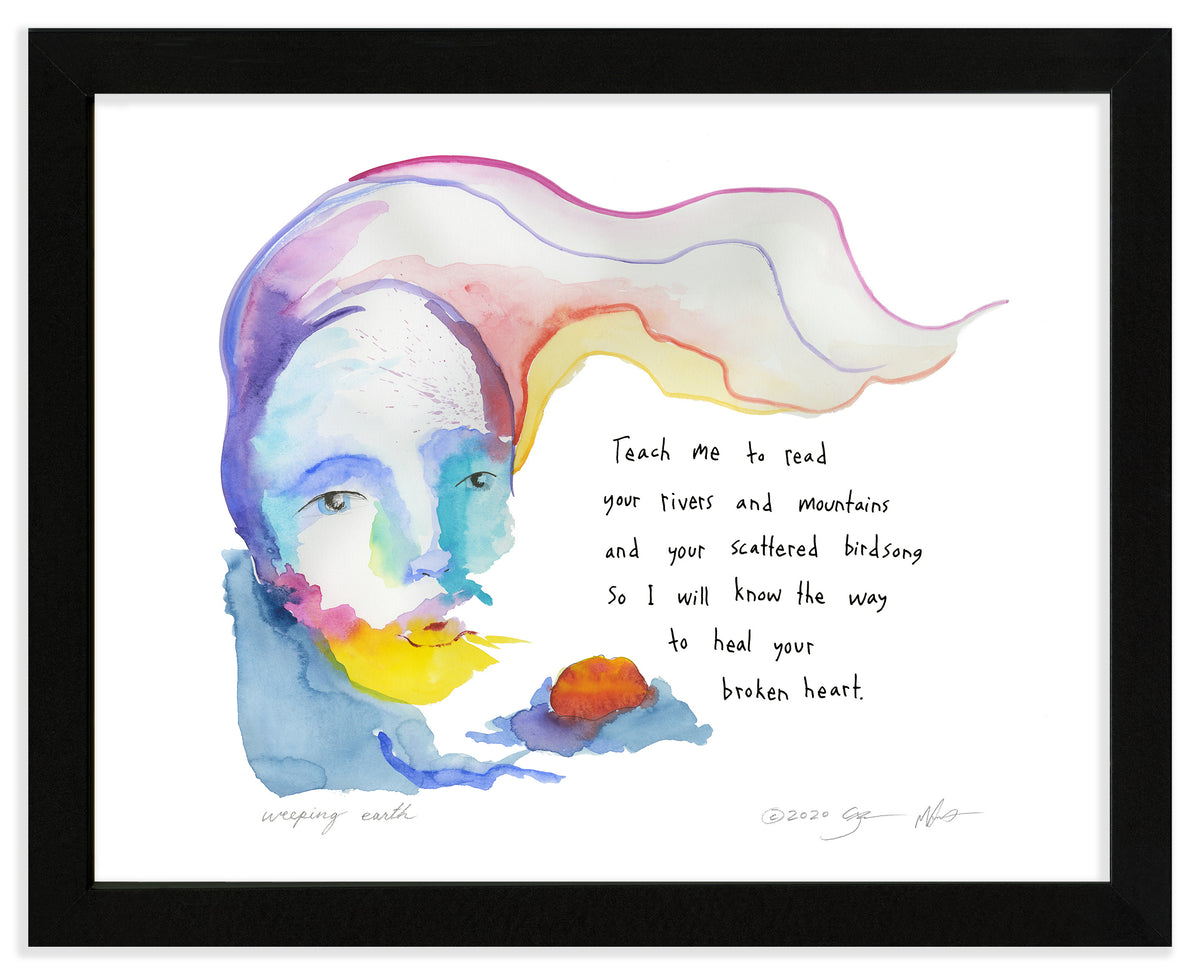 Weeping Earth Art Print
