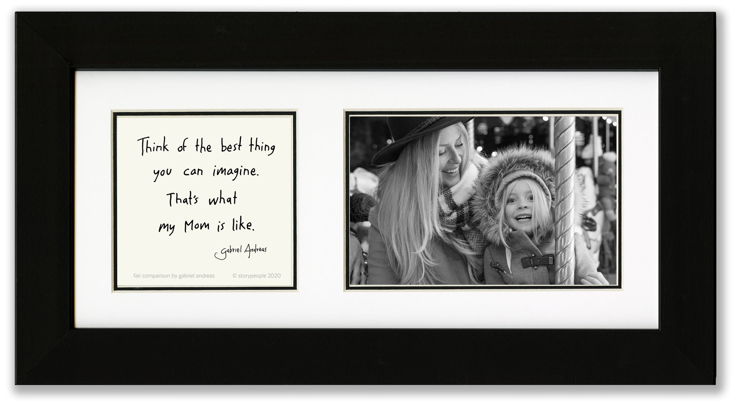 Fair Comparison (Mom) 4x6 Photo Frame
