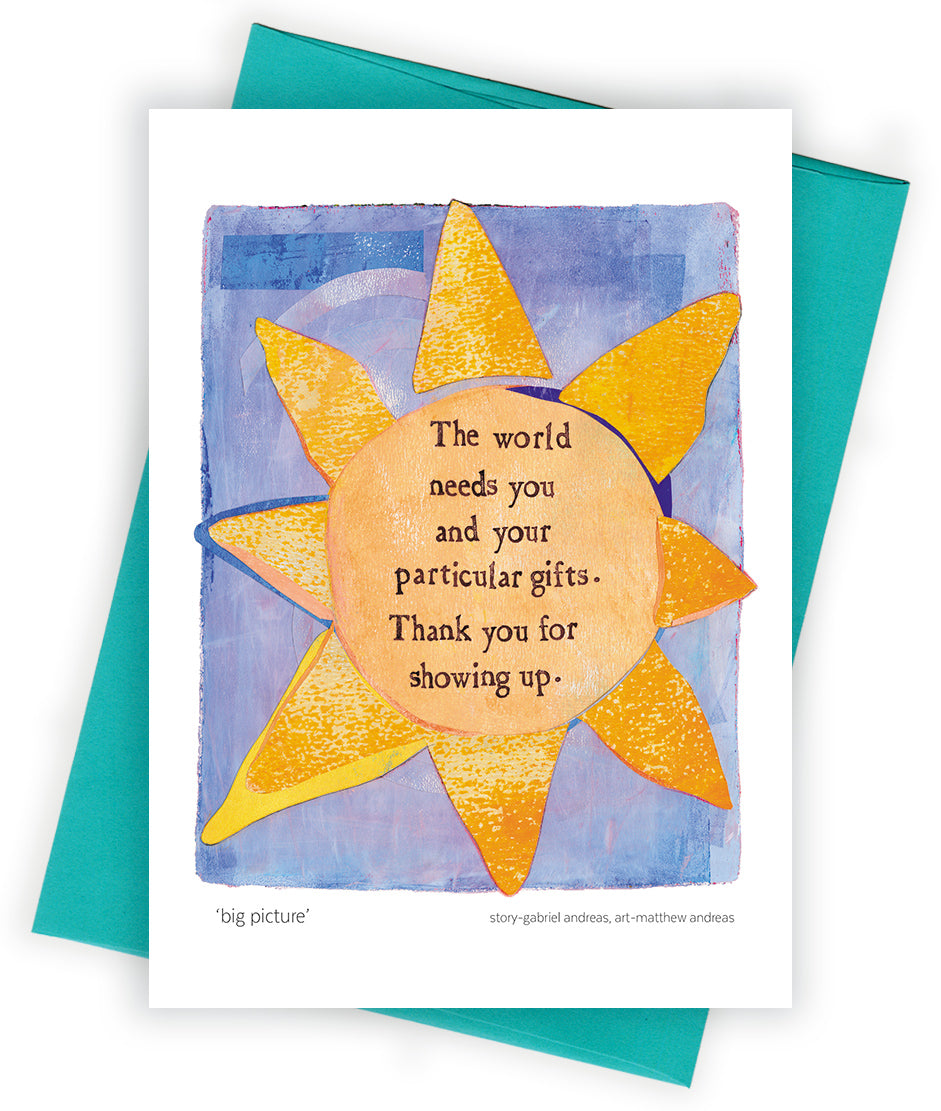 Big Picture Greeting Card