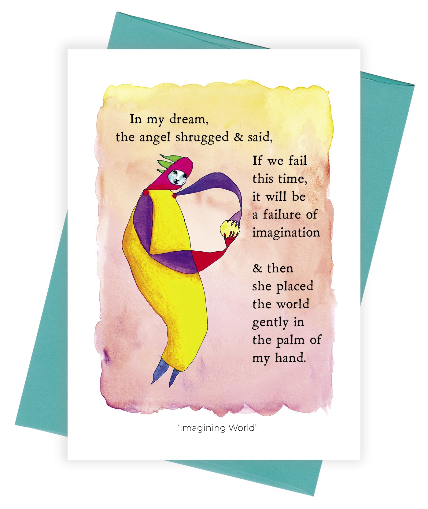Imagining World Greeting Card