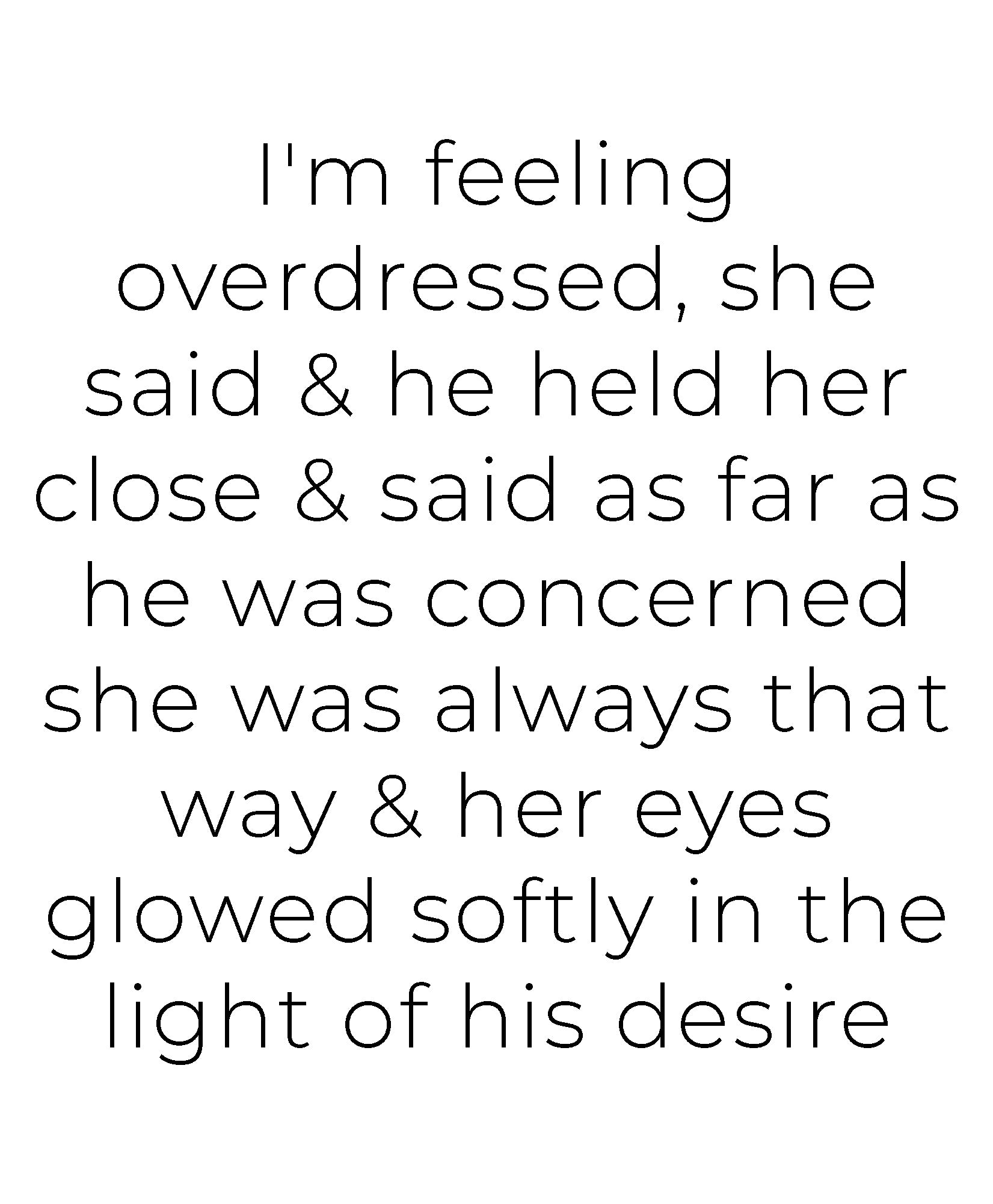 Overdressed Art Print