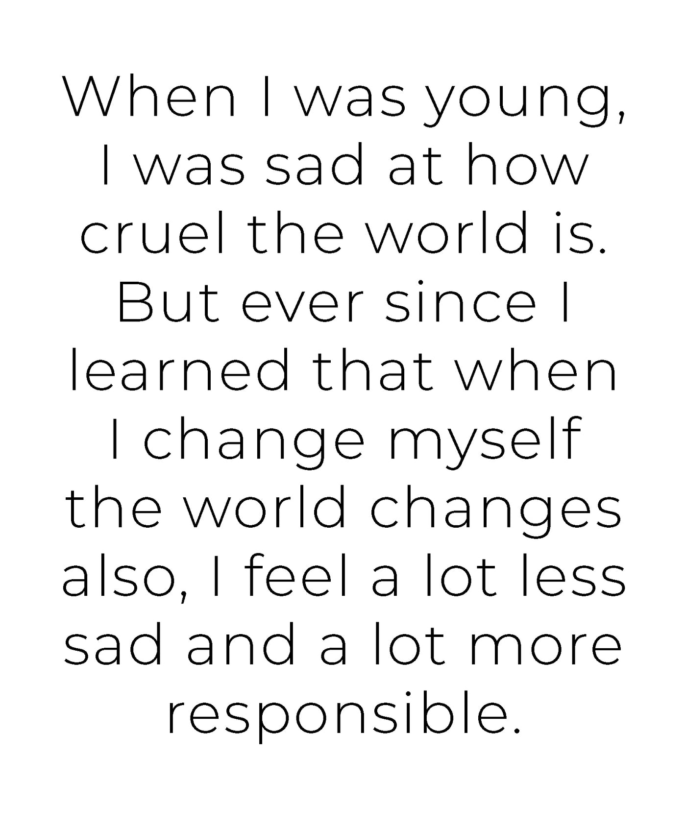 Responsibility Art Print