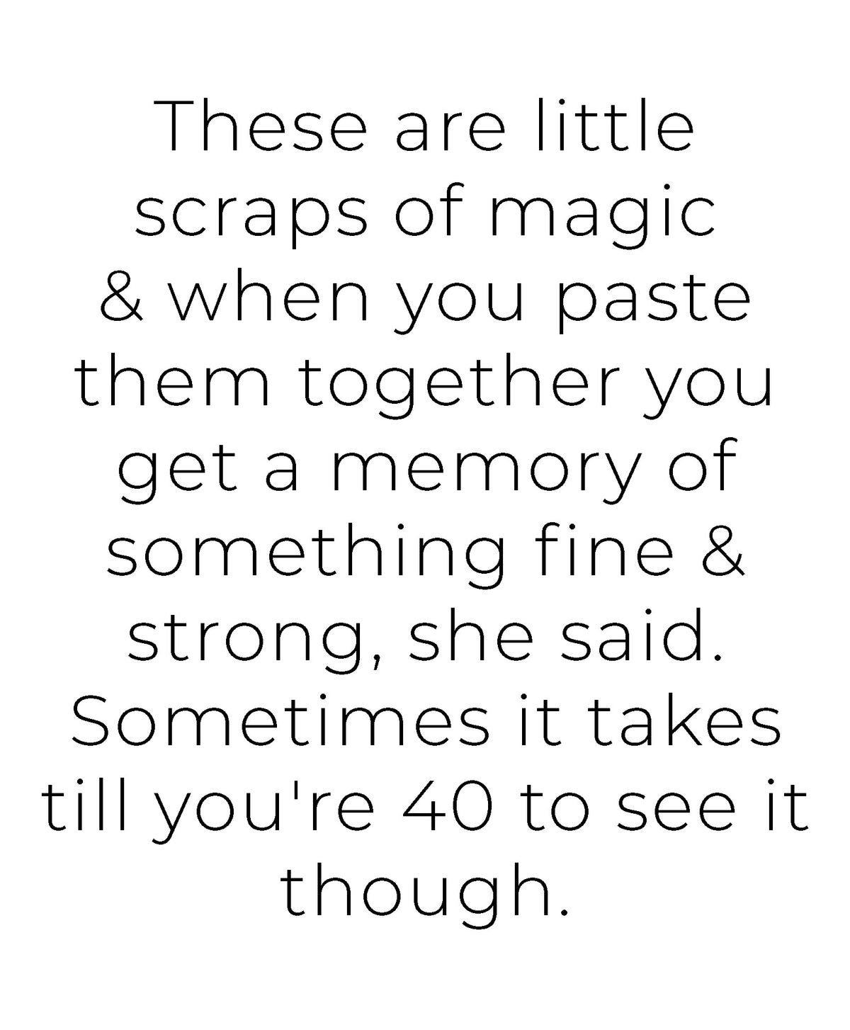 Scraps of Magic Art Print