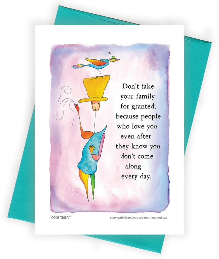 Core Team Greeting Card