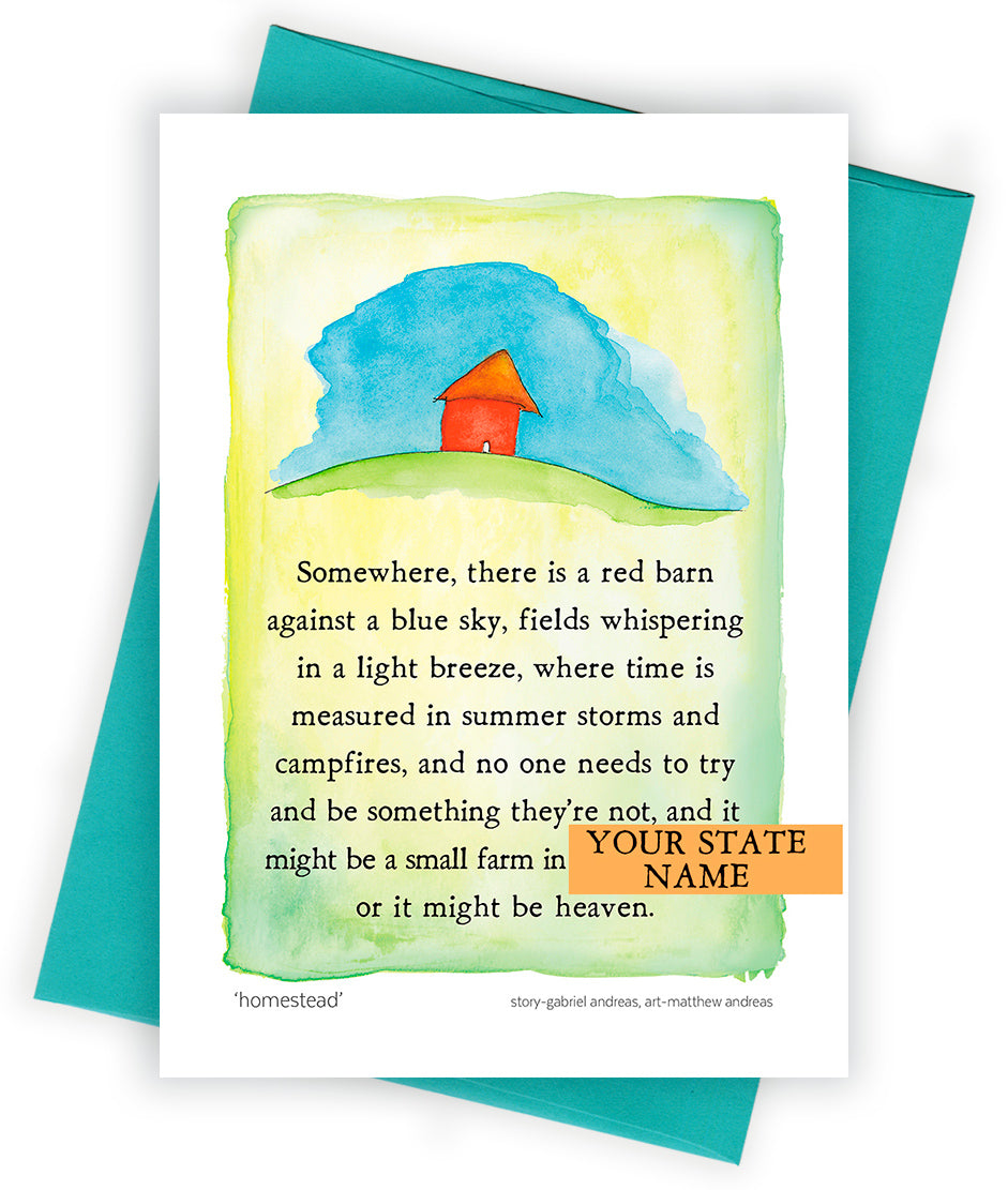 Homestead Greeting Card