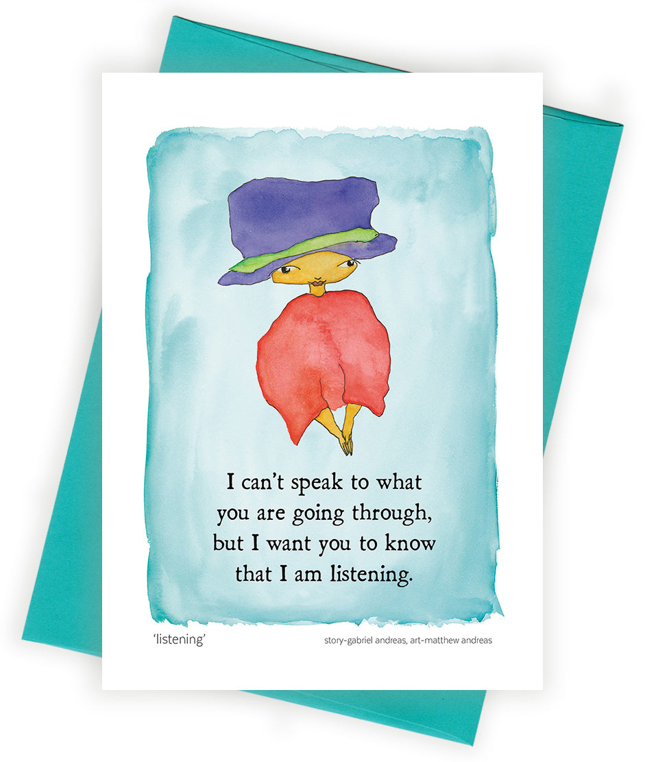 Listening Greeting Card – StoryPeople