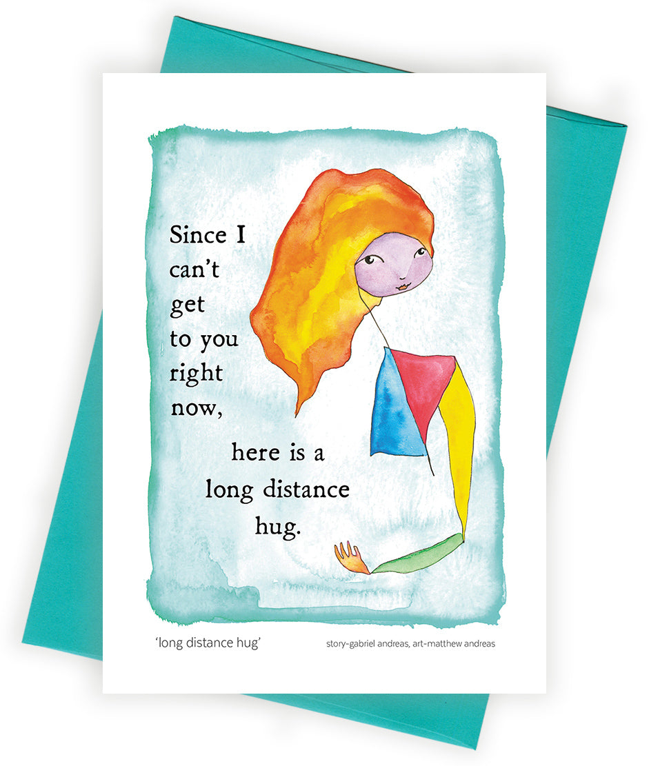 Long Distance Hug Greeting Card